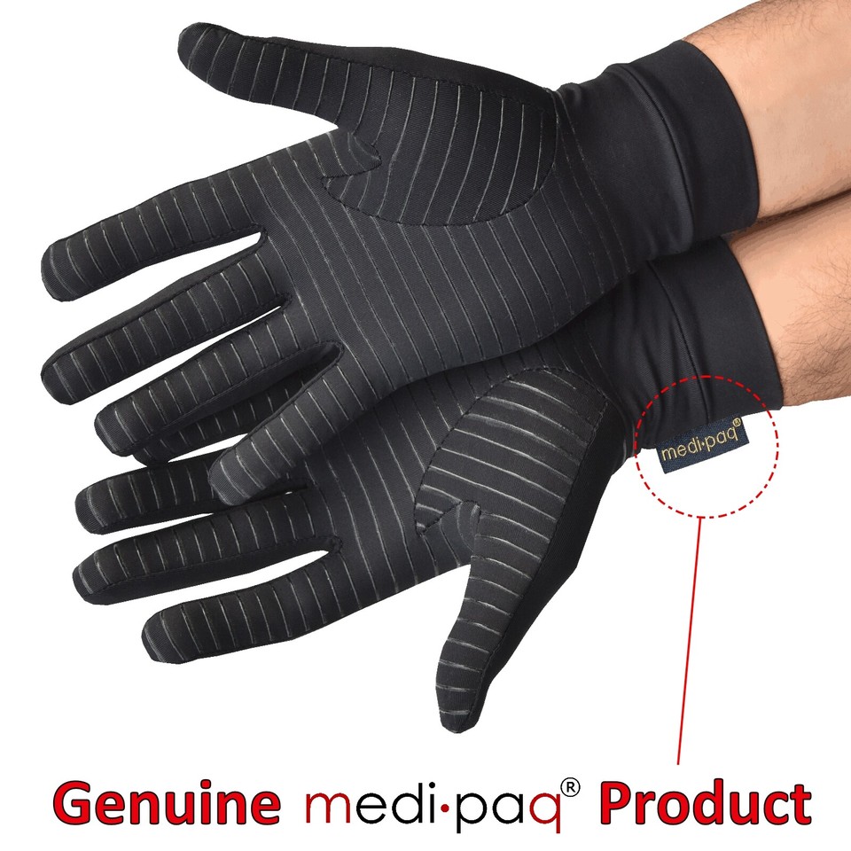 Anti Arthritis Gloves Compression Support Copper Therapy Finger Hand ...