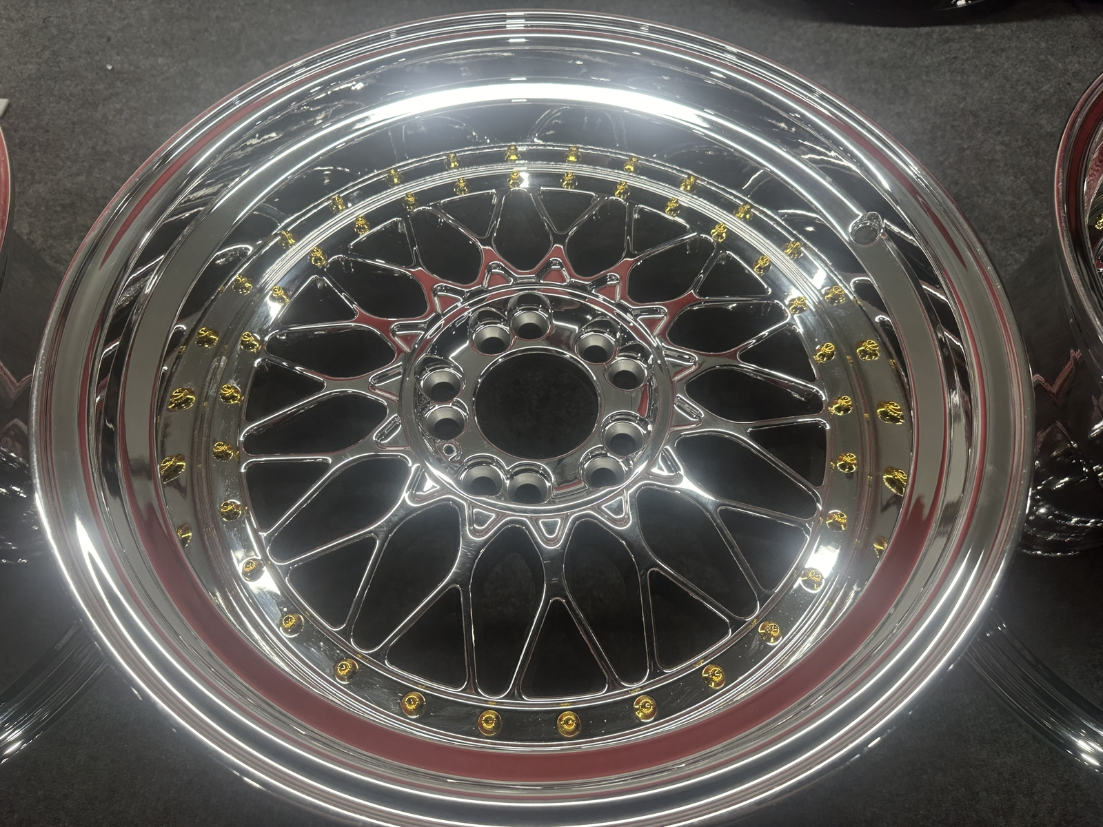 4 - Blemished 17x10 Chrome Wheel JNC JNC004 5x112 5x120 25 | eBay