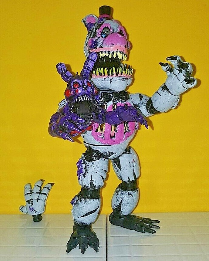 mexican JUMBO ANIMATRONIC FUNTIME TWISTED FREDDY 9" FNAF five nights at ...