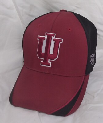 IU Hoosiers Indiana University Hat Top Of The World Burgandy One Size ...
