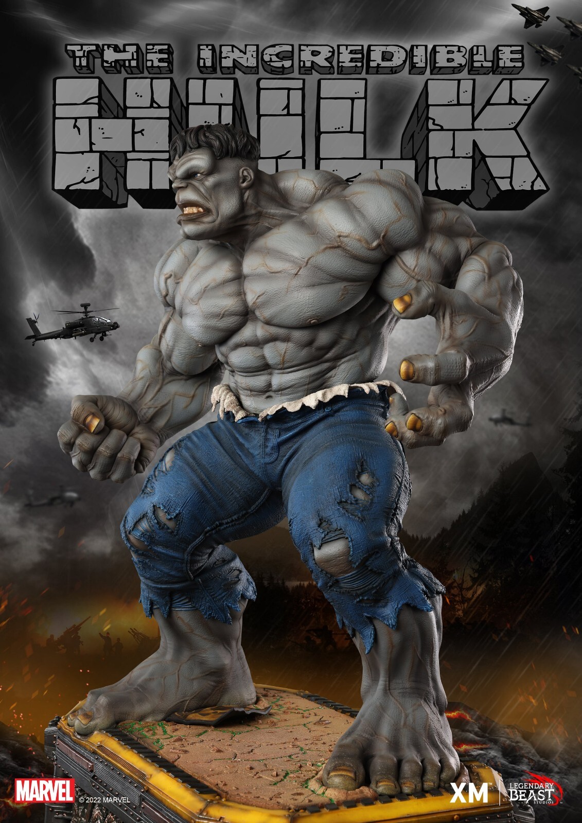 Legendary Beast Studio XM 1/3 Scale Figure Statue GREY HULK Prestige ...