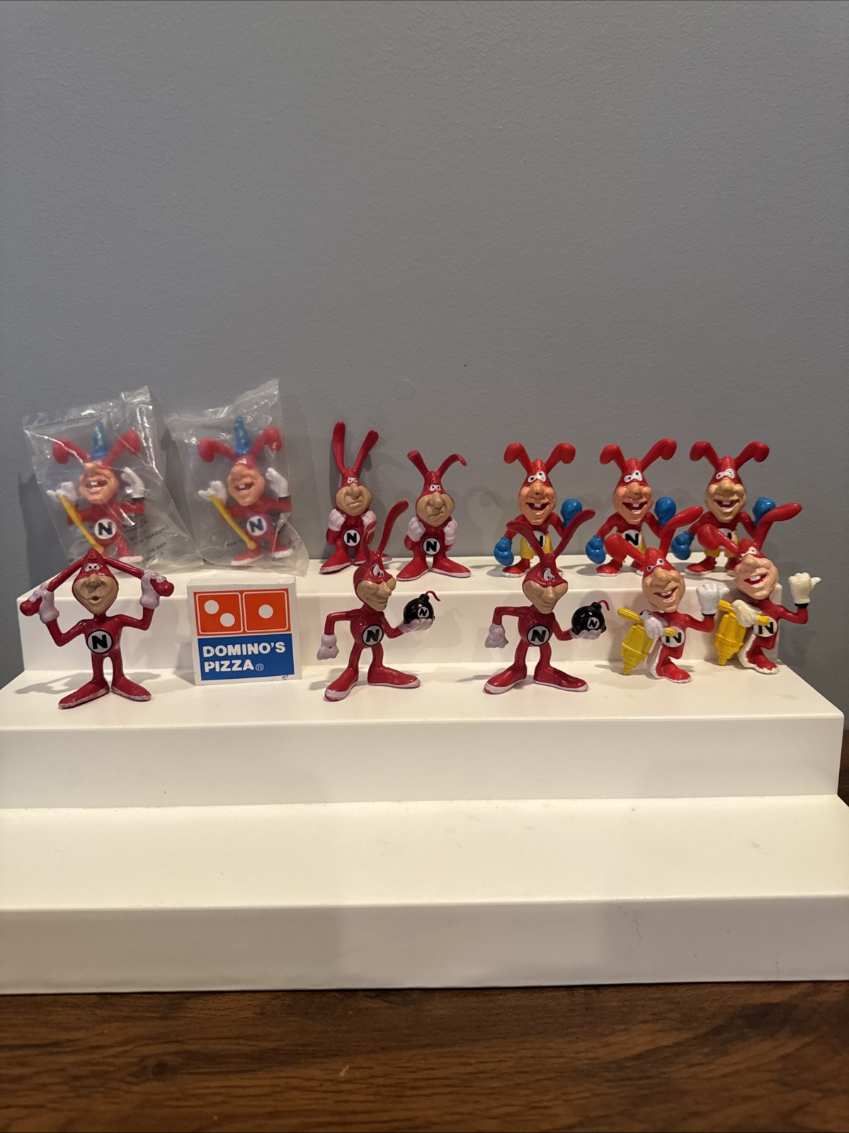 1980s Domino's Avoid The Noid figures 3" Lot Of 12 Jackhammer Bomb ...