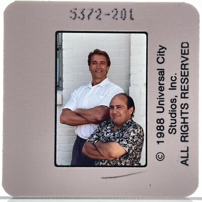 35mm Slide Twins 80s Movie Arnold Schwarzenegger Danny DeVito Publicity ...