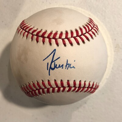 David Justice Atlanta Braves Hand Signed Autographed ONL Baseball | eBay