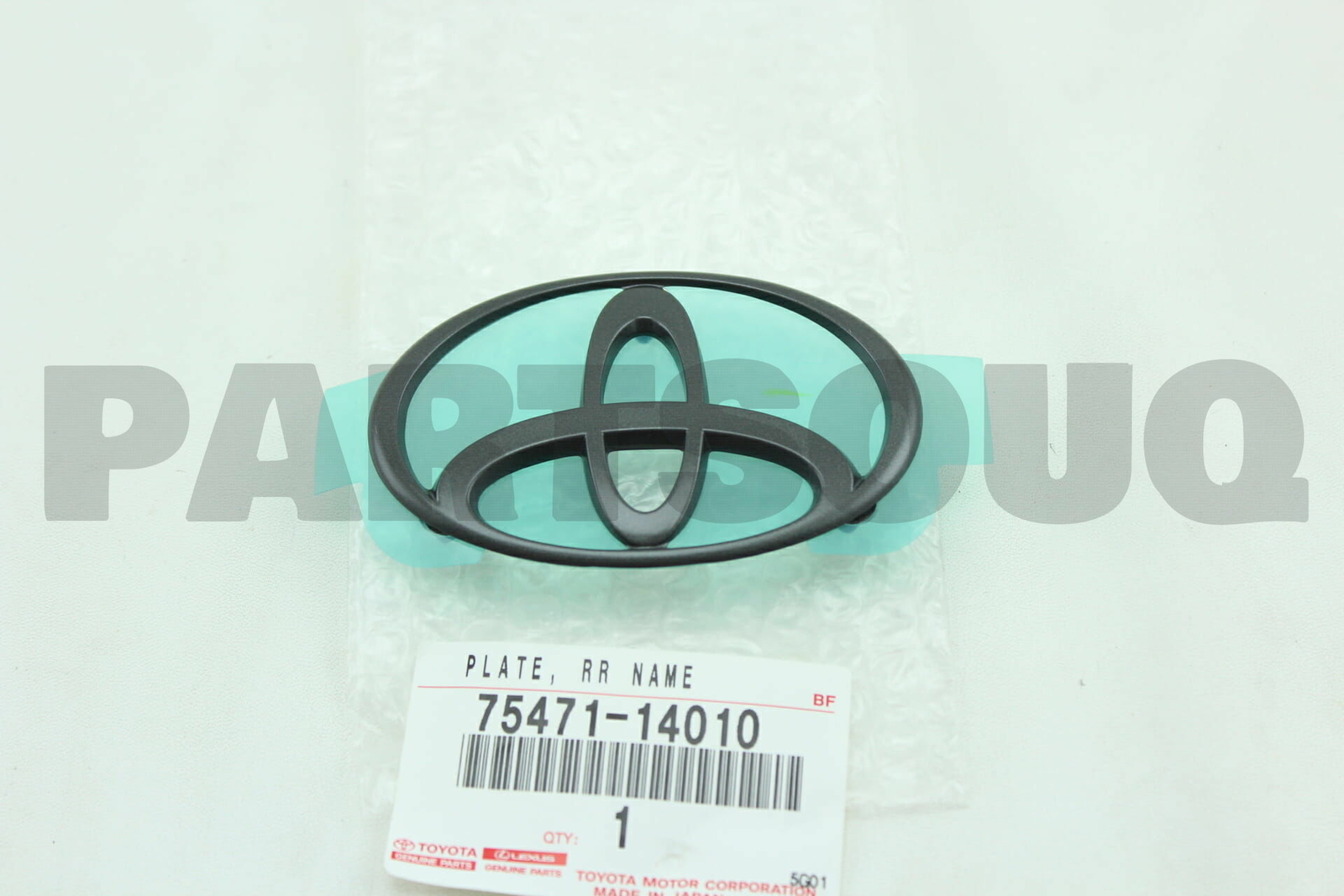 7547114010 Genuine Toyota PLATE, REAR BODY NAME, NO.1 75471-14010 | eBay
