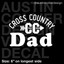 6" CROSS COUNTRY DAD vinyl decal car window laptop sticker - cc team ...