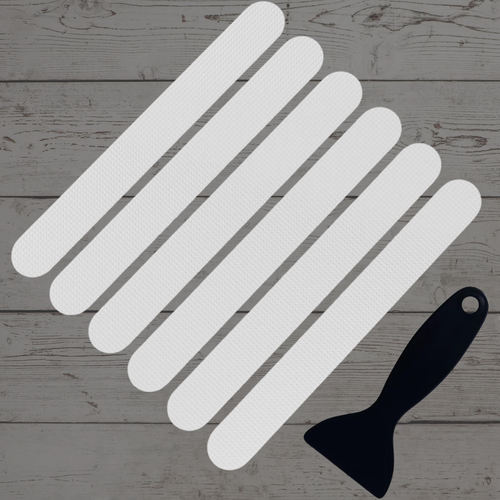 24PCs Bath Tub Shower Stickers Anti Slip Grip Strips Non-Slip Safety ...