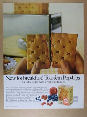 1966 Toast'em Pop-Ups Toaster Pastry vintage print Ad | eBay