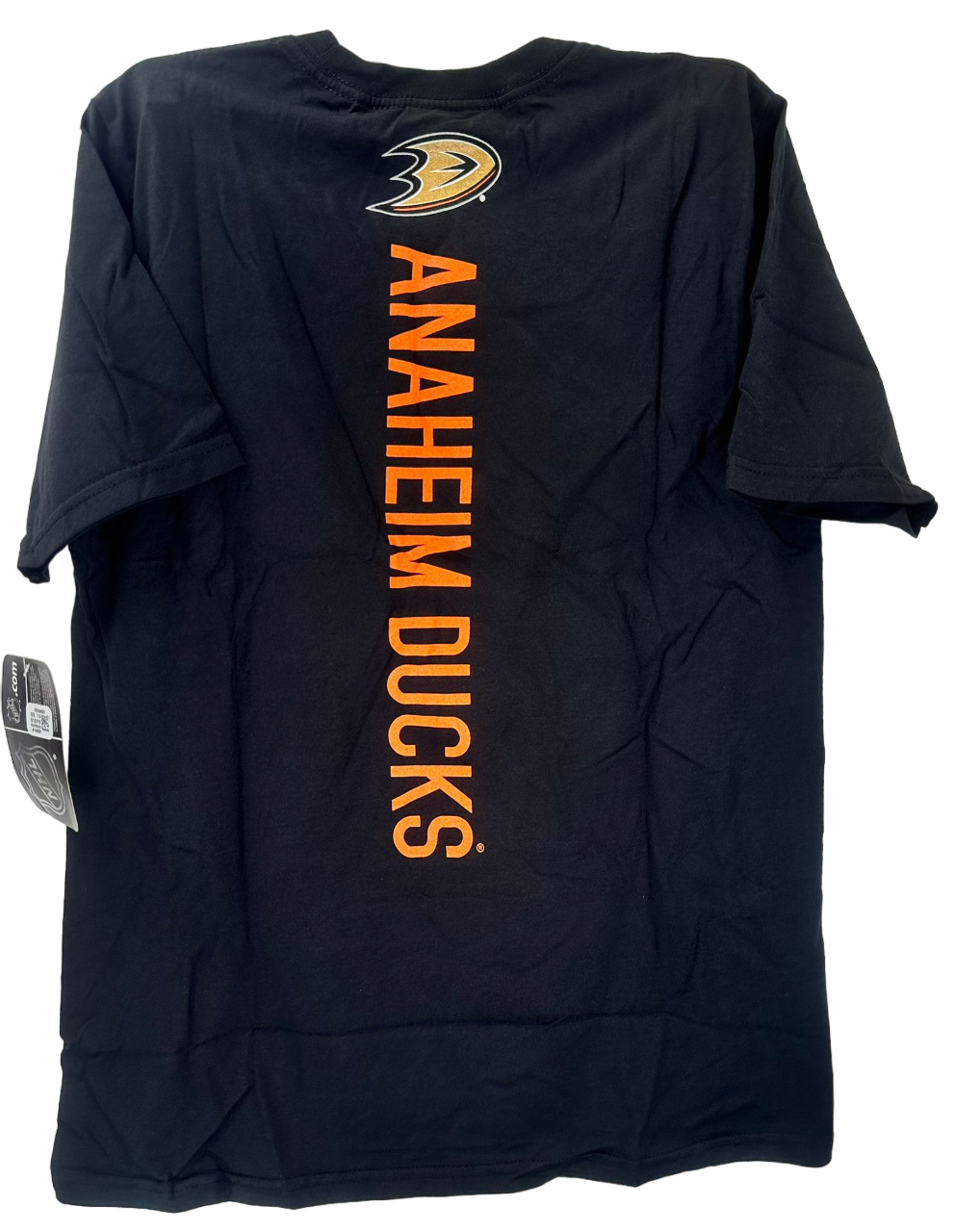 Reebok Youth Anaheim Ducks Ripped Off Short Sleeve T-Shirt, Black ...