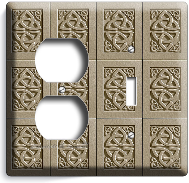 CELTIC KNOT IRISH SPIRITUAL SYMBOL LIGHT SWITCH OUTLET WALL PLATE ROOM ...
