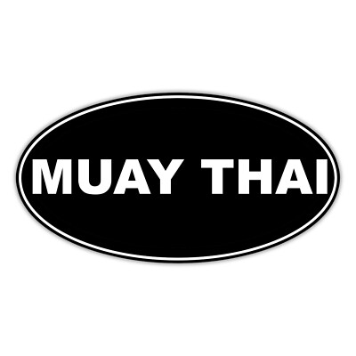 Muay Thai Sticker Thailand Boxing Combat Sport Car Bumper Window Vinyl ...