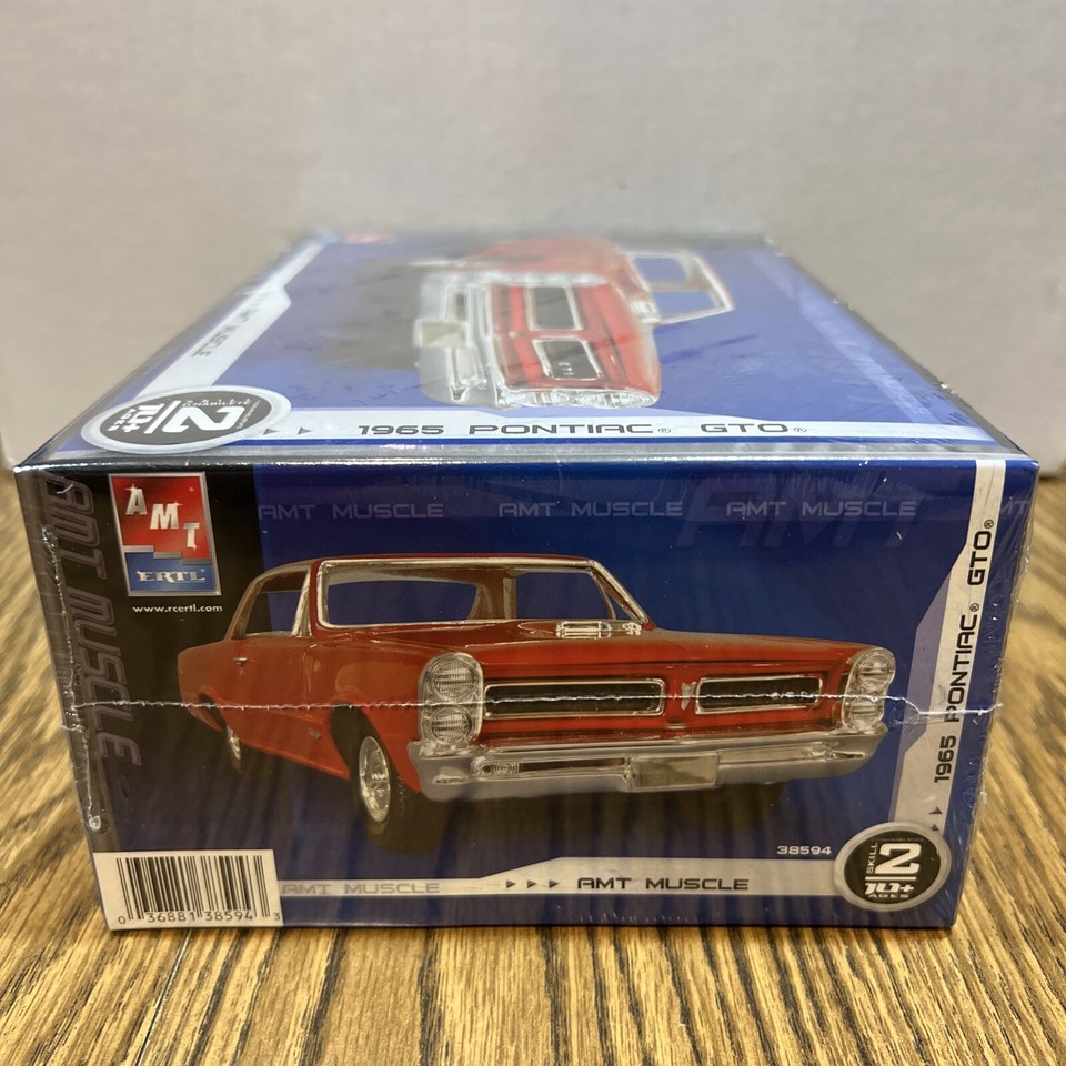 AMT 1965 Pontiac GTO Hard top Model Kit # 38594 New Sealed Kit | eBay