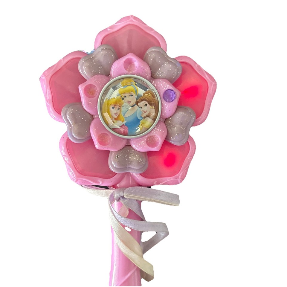 Disney Princess Magical Light Up Wand Costume Aurora, Cinderella Belle ...