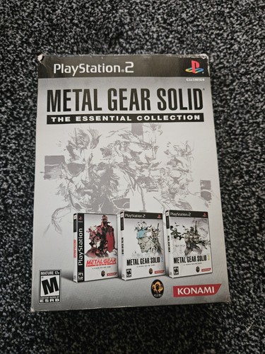 Metal Gear Solid The Essential Collection Sony Ps2 Game Rare | eBay