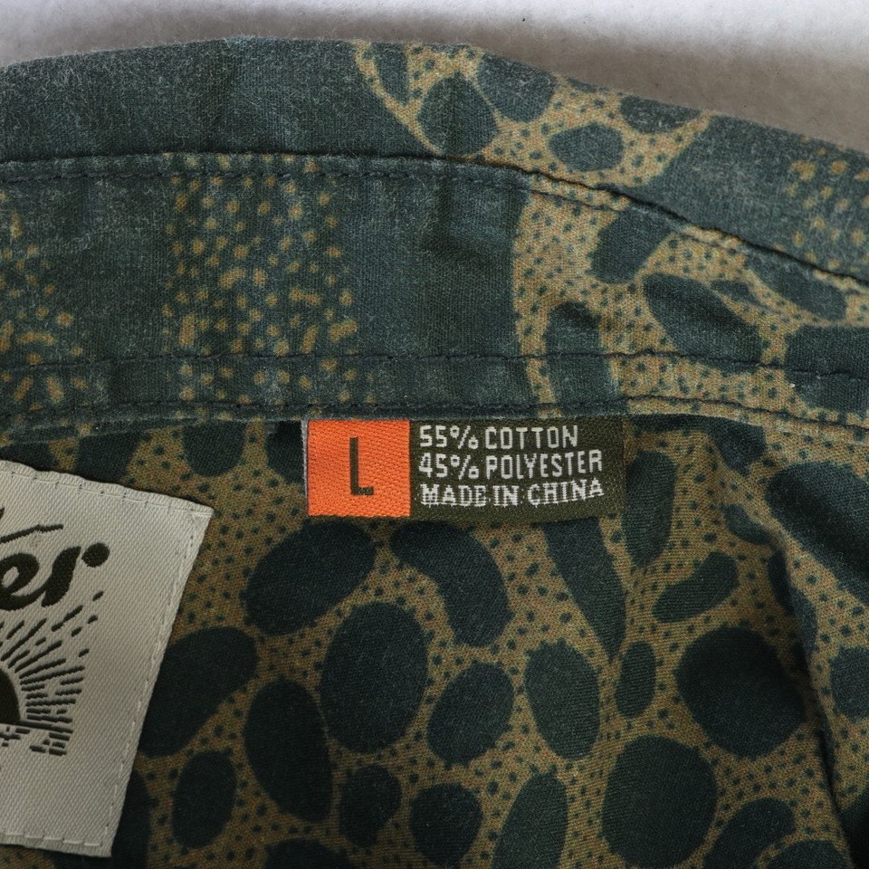 HOWLER BROTHERS BROS WILD PRINT SS CAMP SHIRT MEN’S LARGE | eBay