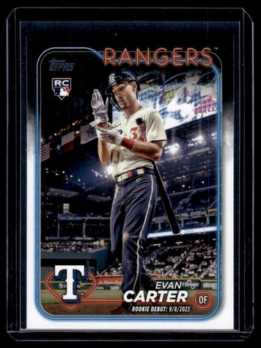 2024 Topps Update Evan Carter RC Texas Rangers #US58 | eBay
