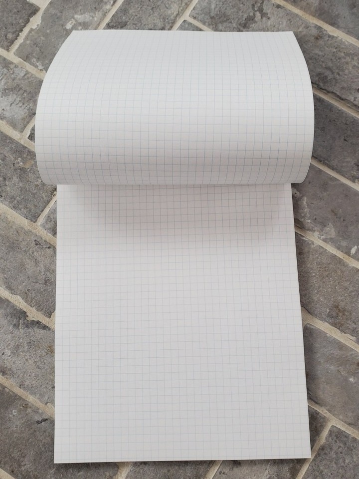 Ampad Quadrille Cross Section Pads, (4 Sq/in), 50 sheets White ...