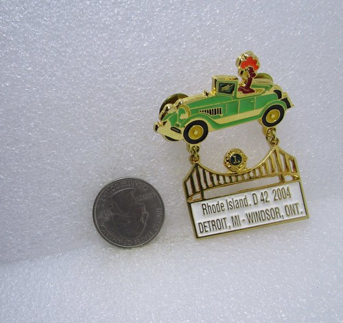 2004 Lions Club International Rhode Island D-42 Detroit MI Windsor Pin ...