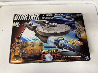 Star Trek Enterprise Fighter Pods USS Attack Pod W/ Figures Playset New ...