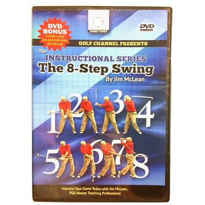 Jim McLean The 8-Step Swing DVD Jim McLean Golf Channel 719059377611 ...
