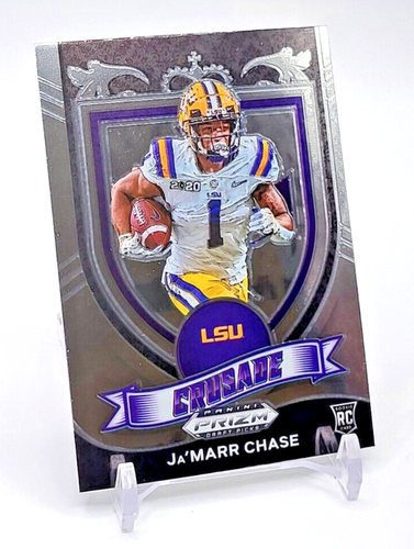 Ja'Marr Chase ROOKIE CARD "Crusade" 2021 Panini Prizm Draft Picks #162 ...