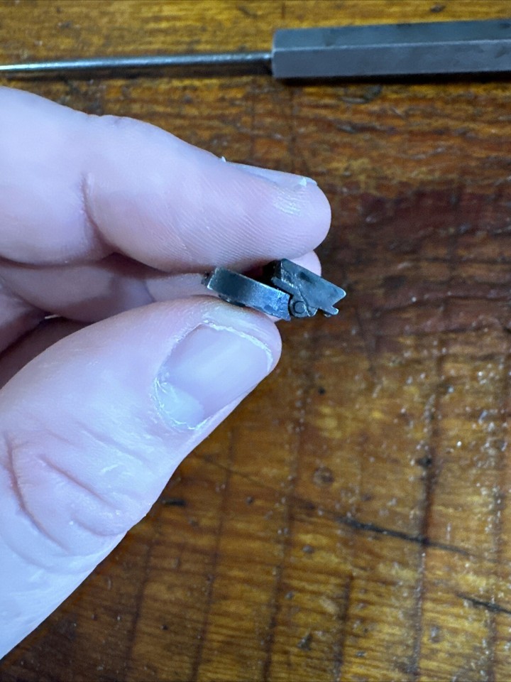 Vintage Lyman Folding Rear Rifle Sight With A .3665 Dovetail. Vintage ...