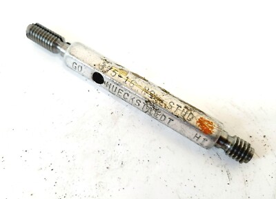 .375-16 UNC NS SET THREAD PLUG GAGE .3750 GO NO GO P.D.'S = .3324 ...