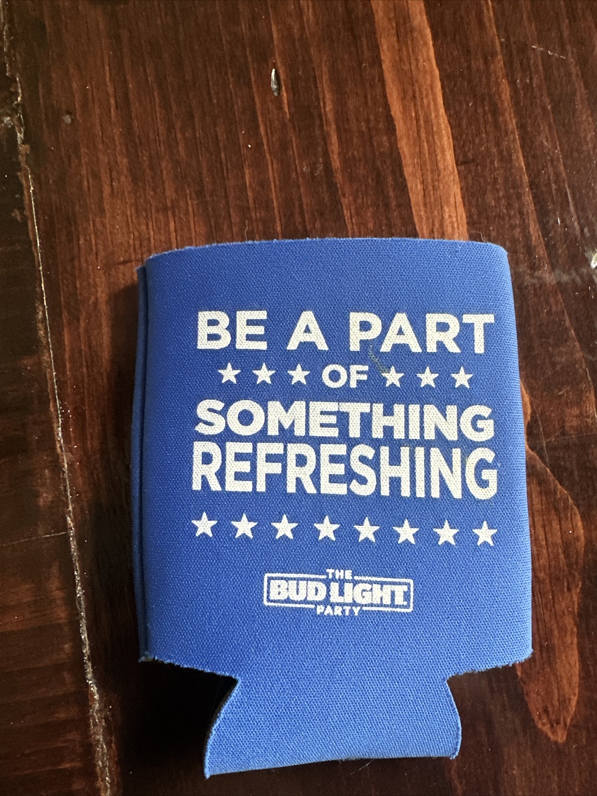 Blue Bud Light Beer Can Bottle Koozie Cooler Be A Part of Something ...