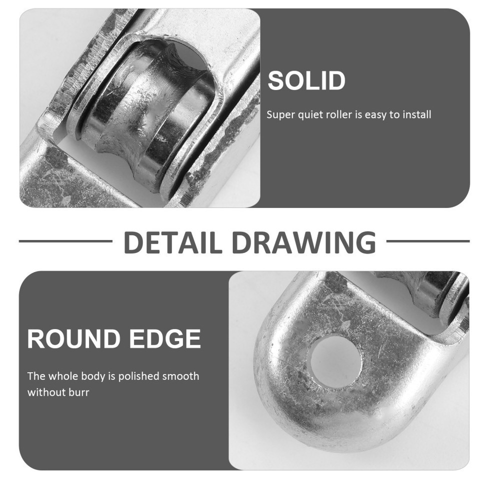 8 Pcs Creative Durable Single Roller Double Bearing Window Sash Pulley ...