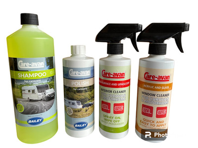 Caravan Cleaning Kit - Endorsed by Bailey ( Shampoo, Polish, Window ...