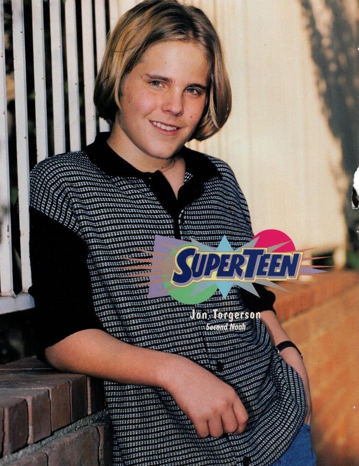 Jonathan Taylor Thomas cement pinup Jon Torgerson Second Noah picture ...