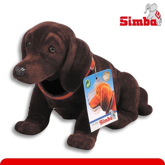 Wackel Waldi Wackel Dackel Wackelkopf Wackeldackel Hund in 2 Farben ...