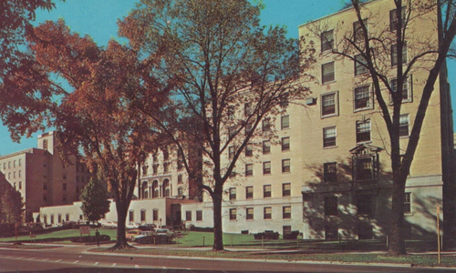 Wisconsin General Hospital & Medical School in Madison Chrome Vintage ...