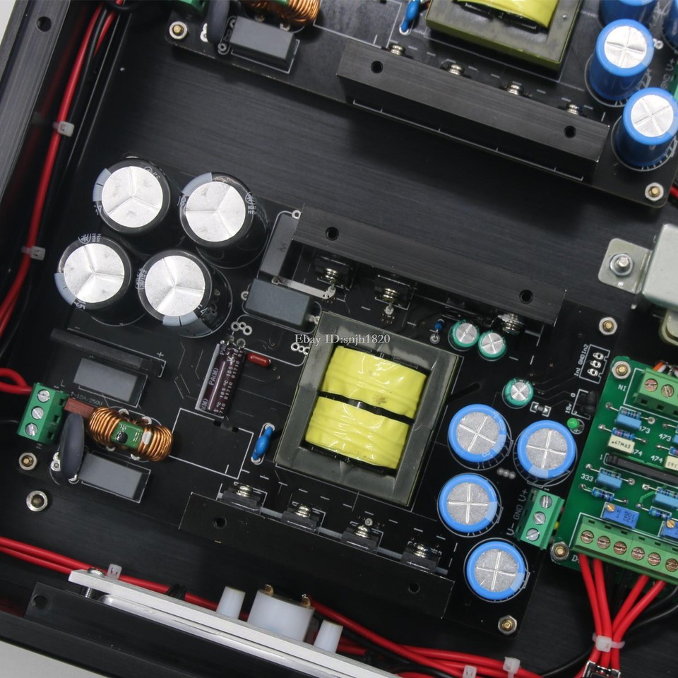 HiFi 1000W IRS2092 +IRFB4227 Vu Meter Stereo Amplifier Home Class D Power Amp | eBay