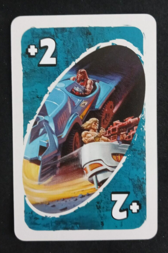 2020 Mattel Uno Masters Of The Universe Card Blue Draw 2 Card | eBay