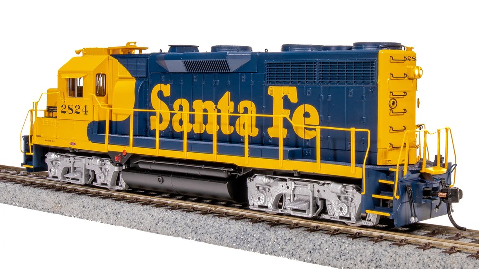 Broadway Limited BLI 7531 HO Scale EMD GP35 Santa Fe "Blue Warbonnet ...