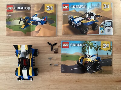 Lego 31087 Creator Dune Buggy Quad Bike Aeroplane 3in1 | eBay