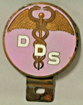 DDS enameled Grille Badge 3.5" round | eBay