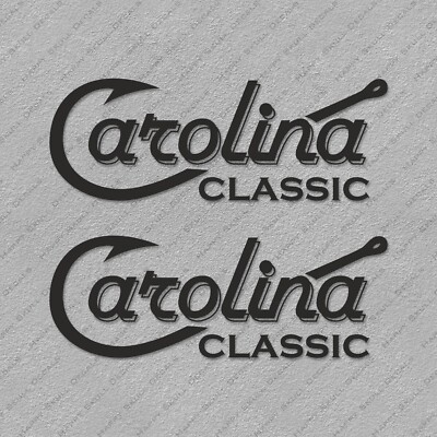 CAROLINA CLASSIC BOAT LOGO DECALS STICKERS Set of 2x22" LONG | eBay