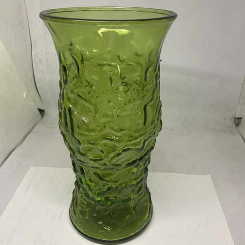 Anchor Hocking E.O. Brody Avocado Green Seneca Driftwood Glass 9 1/2 ...