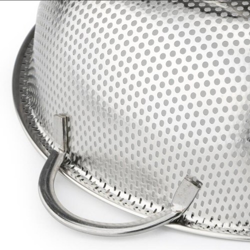 Stainless Fine Mesh Strainer Bowl Drainer Vegetable Sieve Colander 19 ...