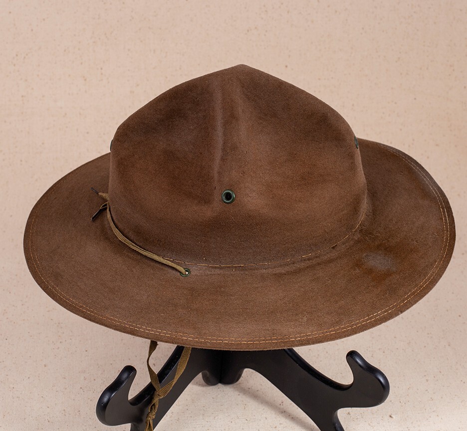 Vintage Official Boy Scout Campaign Hat Size 7-1/8 | eBay