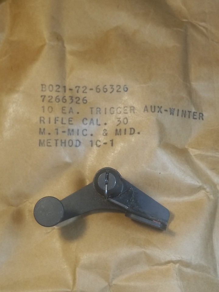 M1 Garand Trigger Winter USGI NOS | eBay