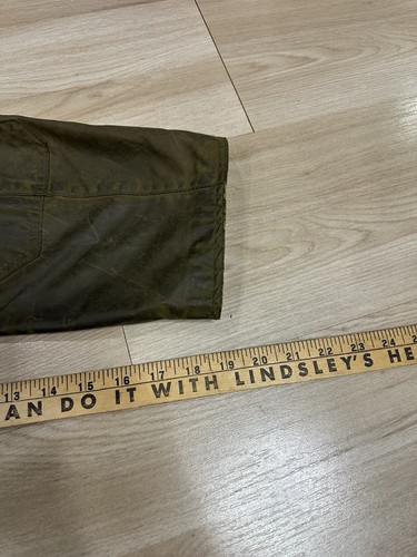 Vintage 80s James Calder Waxed Jacket Size Large Green Safari Field ...