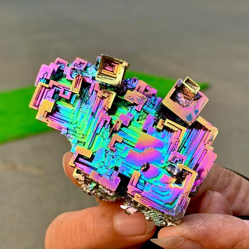 150G Colorful Aura iron ore Quartz crystal mineral cluster Rainbow | eBay