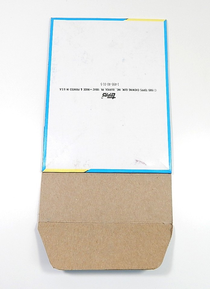 1985 Topps Garbage Pail Kids GPK 2nd Series 2 Empty Wax Pack Display ...