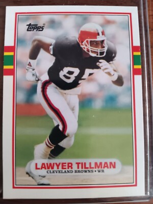 LAWYER TILLMAN CLEVELAND BROWNS 1989 TOPPS FOOTBALL, CARD# 41T | eBay