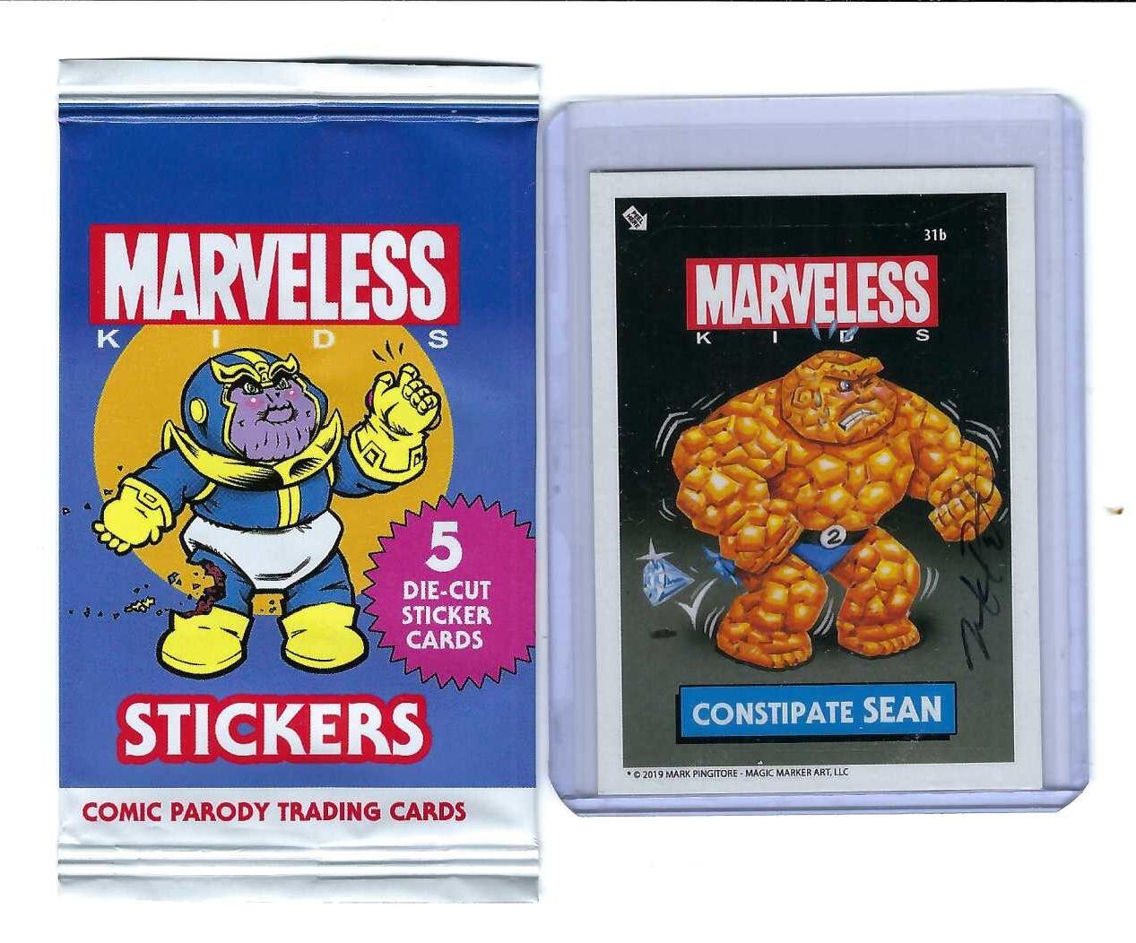MARVELESS KIDS M. PINGITOR*AUTOGRAPHED 31B CONSTIPATE SEAN-GPk THING ...