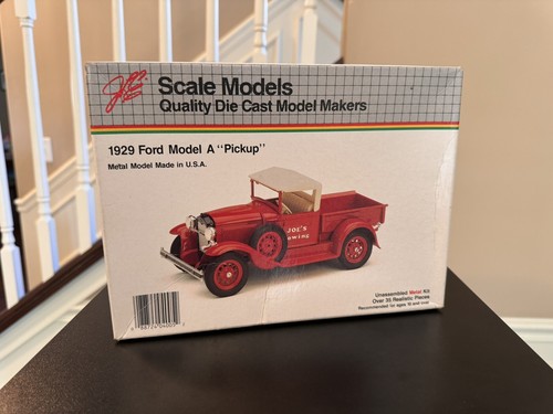 JLE Scale Models #4005 1929 Ford Model A Pickup Die Cast Kit 1:20 Scale ...