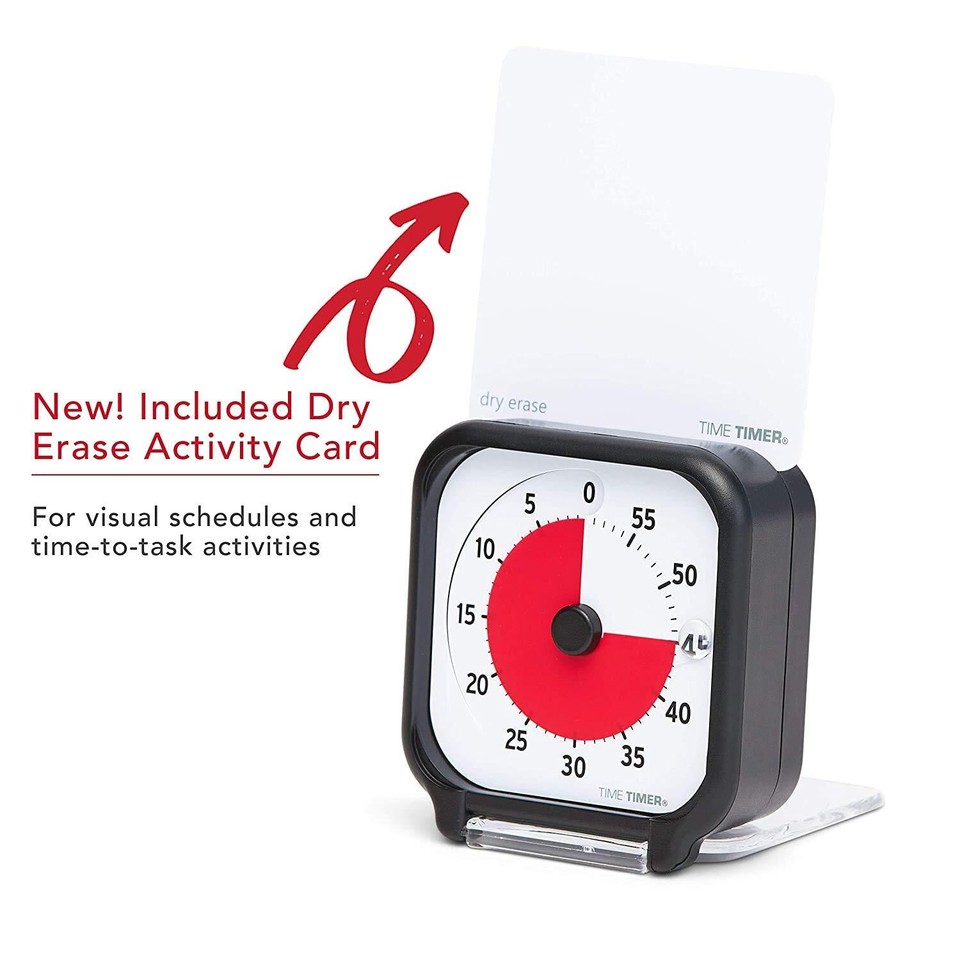 3 Inch Visual Timer” 60 Minute Kids Desk Countdown Clock With Dry Erase ...